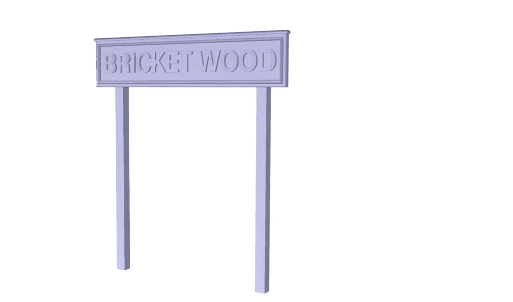 All station sign designs are now available with double or single sided ...