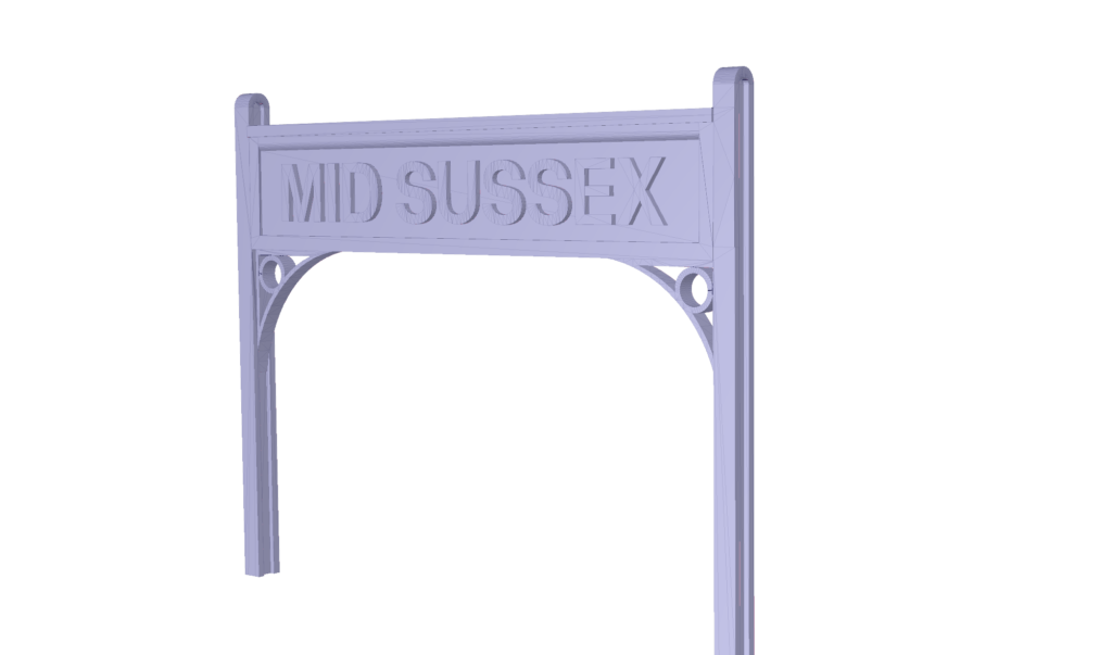 All station sign designs are now available with double or single sided ...