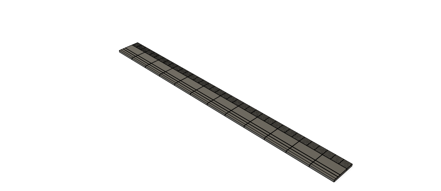 Platform edge strips with tactile surface for modern day platforms - Asis3D